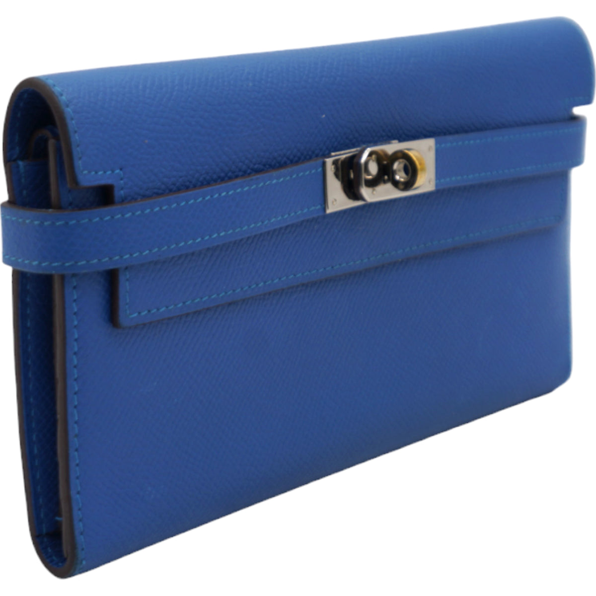 HERMES Epsom Kelly Longue Wallet Bleu Saphir – STYLISHTOP