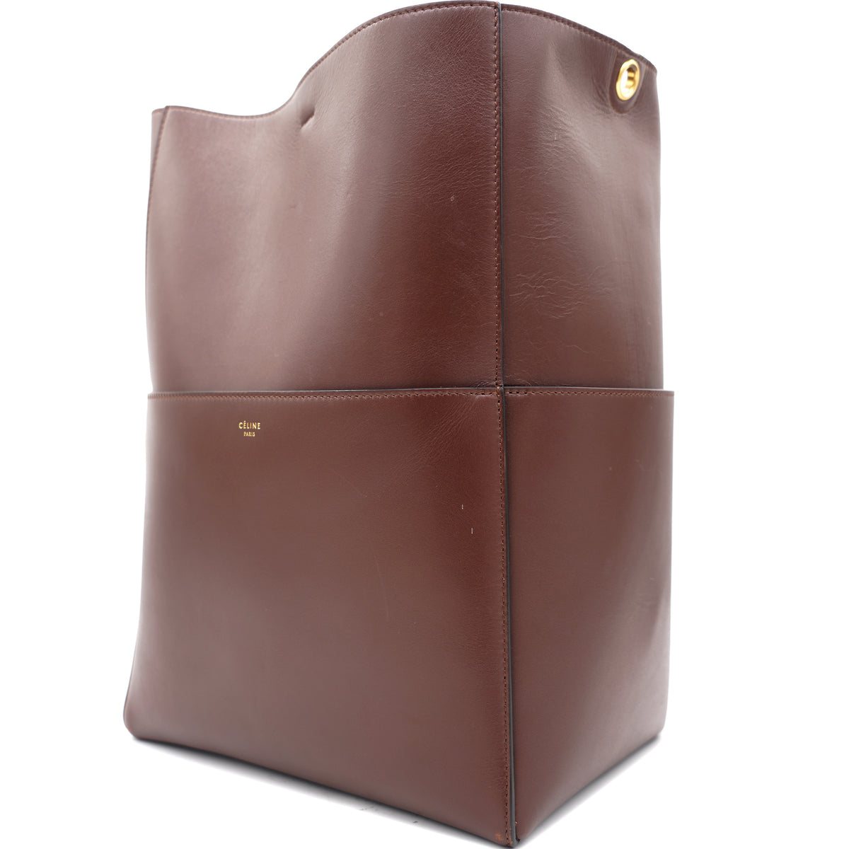 Celine Supersoft Calfskin Sangle Bucket Bag Wine – STYLISHTOP