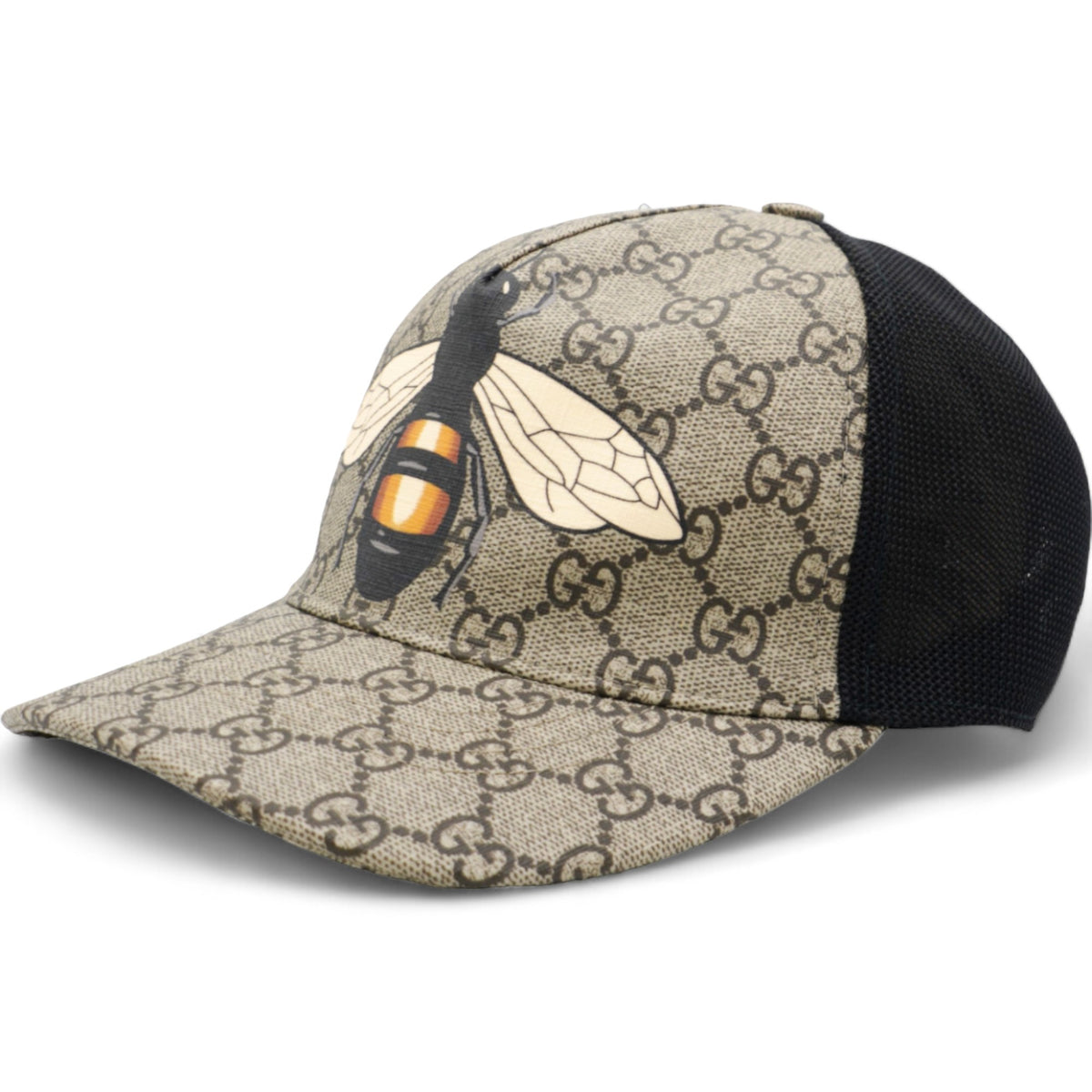 GUCCI GG Supreme Monogram Bee Print Baseball Hat Beige – STYLISHTOP